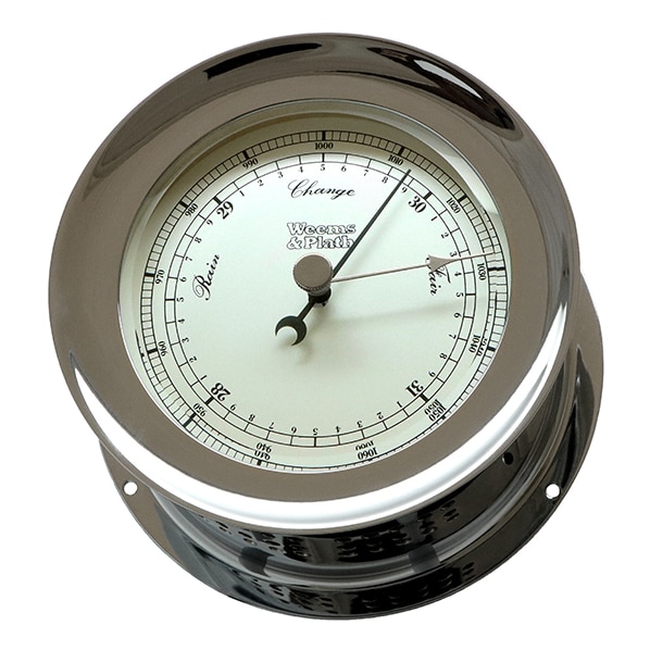 Chrome Plated Atlantis Barometer