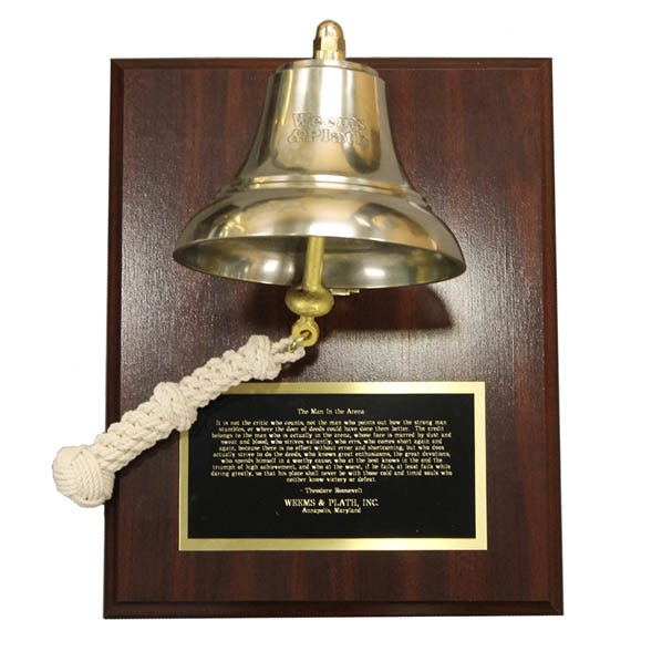 7" Brass Bell Award
