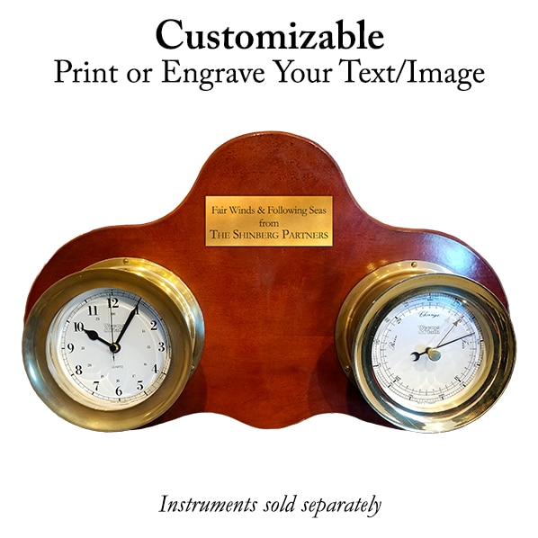 Mahogany Citation Plaque